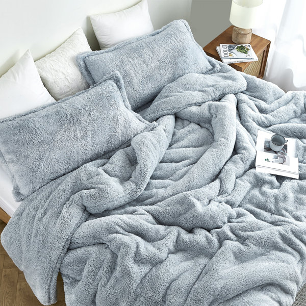 Coma Inducer Original Plush Frosted Arctic Ice Coma Inducer Oversized Comforter & Reviews | Wayfair